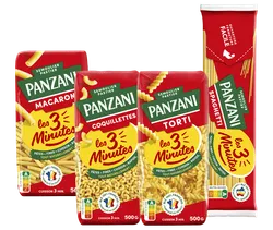 Les Pâtes Panzani - Différentes gammes et formes - Panzani