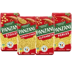 Les Pâtes Panzani - Différentes gammes et formes - Panzani