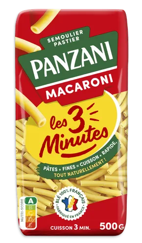 Coudes rayés 3 minutes - Panzani