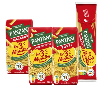 Les Pâtes Panzani - Différentes gammes et formes - Panzani