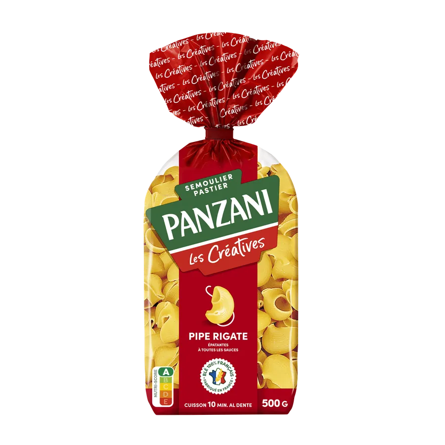 Pipe Rigate - Pâtes Les créatives - Panzani